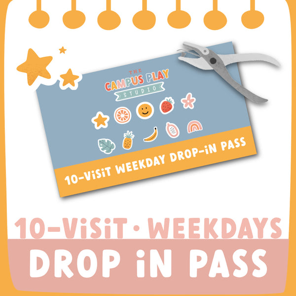 Drop-In Pass: 10-Visit | Weekdays – The Campus Play Studio